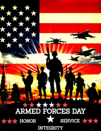 Armed Force Day A4 Template | PosterMyWall