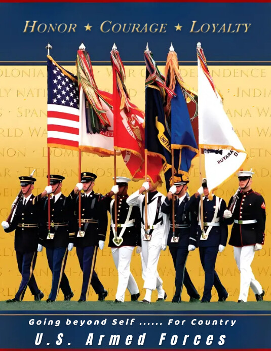 Armed forces day Template | PosterMyWall