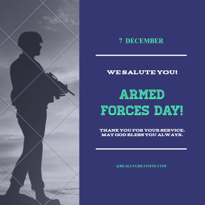 Armed Forces Day Instagram Post Template | PosterMyWall