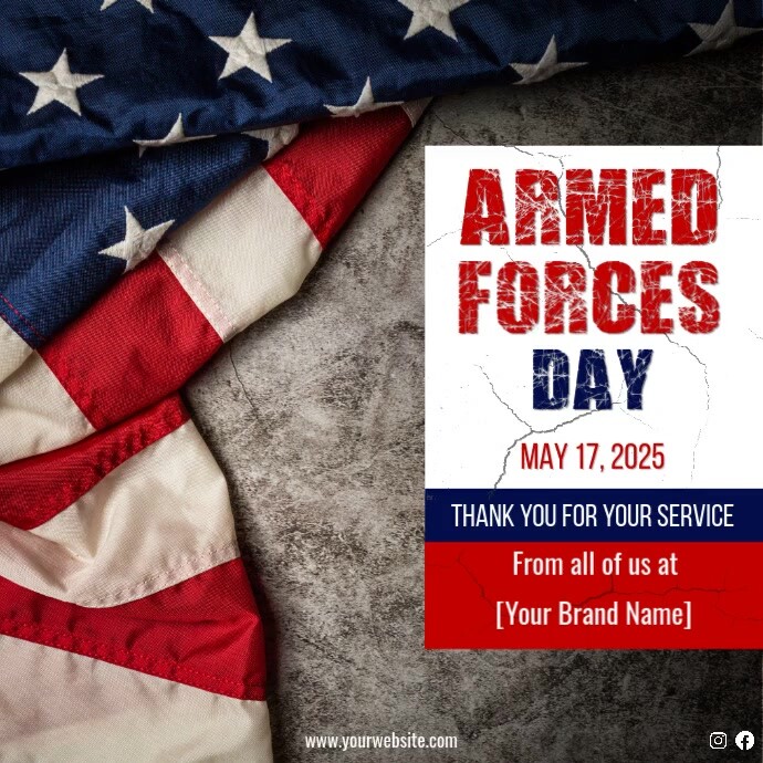 Armed Forces Day Instagram Post Template | PosterMyWall