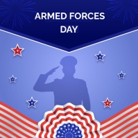 Armed forces day poster design template | PosterMyWall