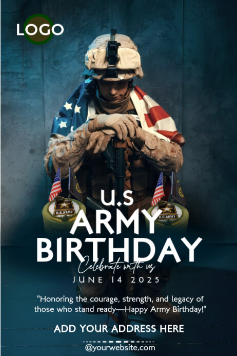 Copy of Army Birthday Template Poster | PosterMyWall