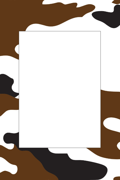 Copy of Army Fatigue Party Prop Frame | PosterMyWall