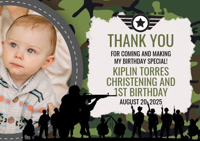 Army Men Theme Ref Magnet Template | PosterMyWall