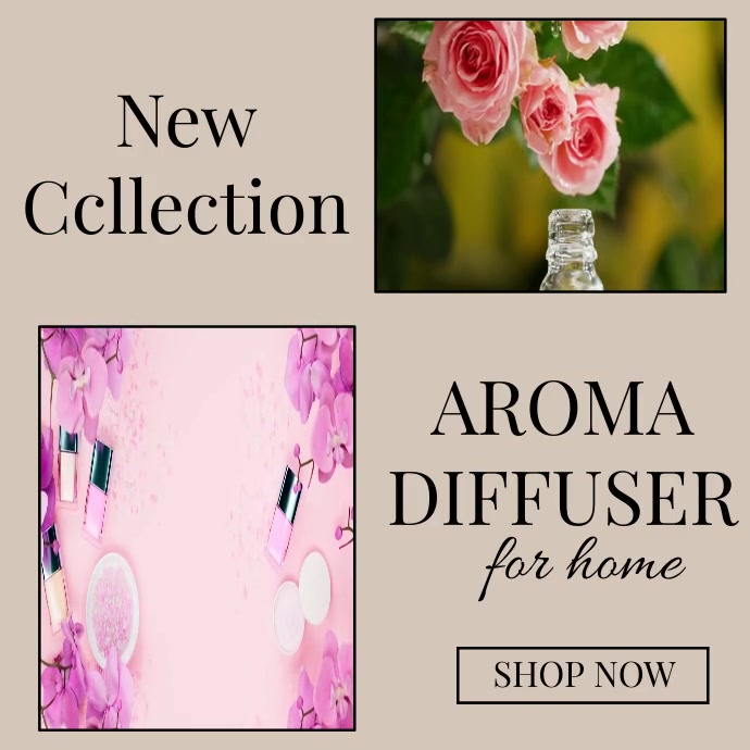 Copy of Aroma diffuser perfume video | PosterMyWall