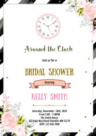 Around the clock party invitation Template | PosterMyWall