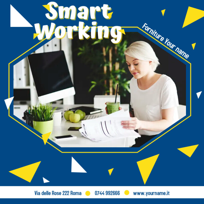 Copy of arredamenti FURNITURE FOR SMART WORKING | PosterMyWall