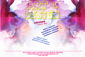 Art classes Poster Template | PosterMyWall