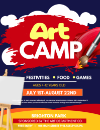 Art Classes flyer template | PosterMyWall