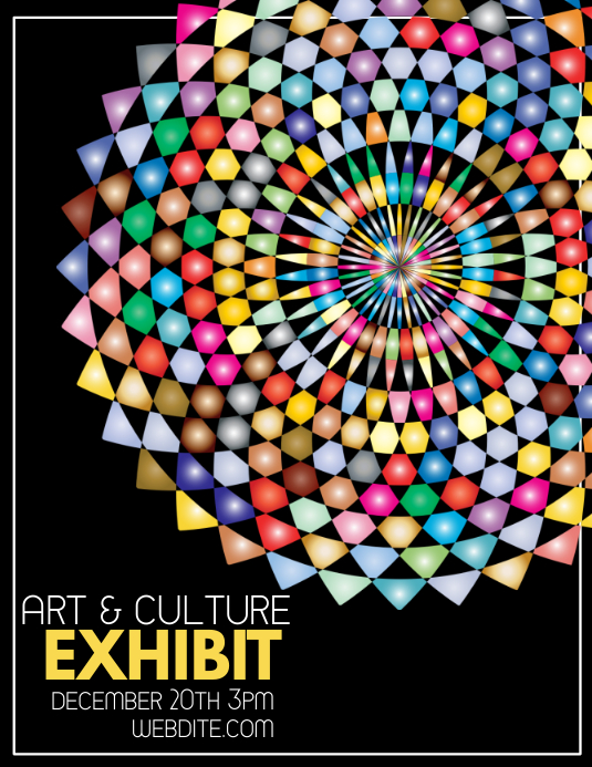 Art Exhibit Template | PosterMyWall