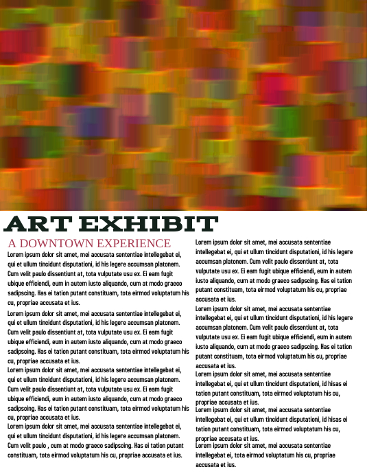Art Exhibit Template | PosterMyWall
