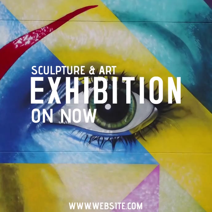 Art exhibition Template | PosterMyWall