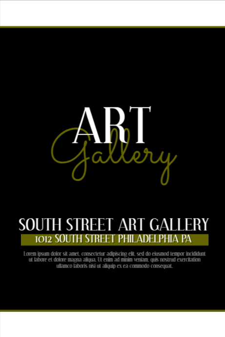 Art Gallery Template | PosterMyWall