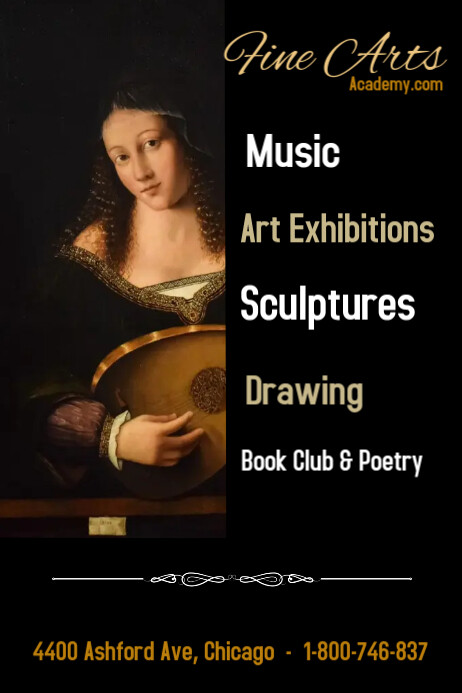 art/music/academy/museum/fine arts/artes/musi Template | PosterMyWall