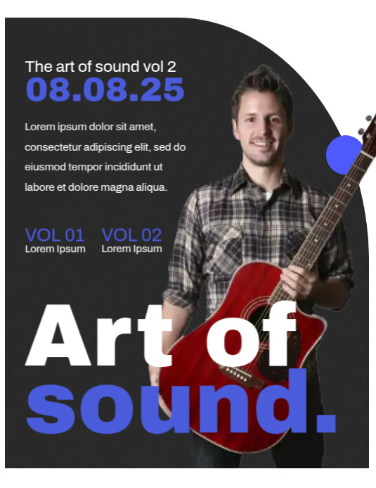 Art Of Sound Ads Template | PosterMyWall