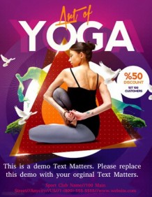 Yoga Poster Maker - Free, fast and easy! | PosterMyWall