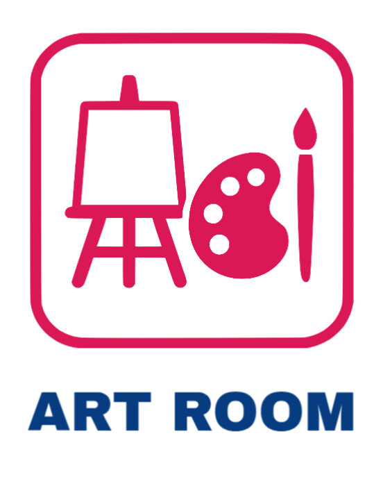 Art Room Door Sign Sticker Template Editable Printable School Classroom ...