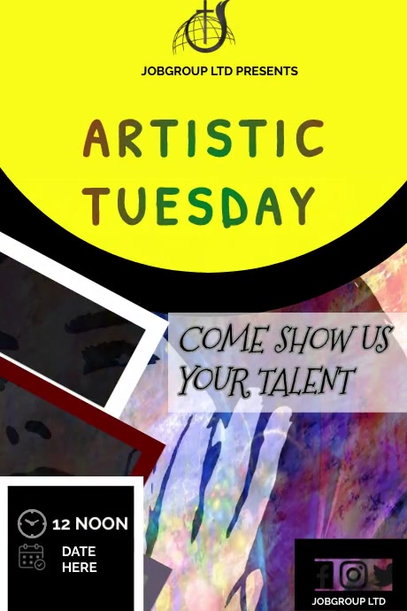 ART TUESDAY Template | PosterMyWall