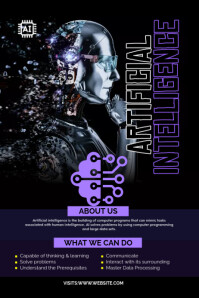 Artificial Intelligence Flyer Template | PosterMyWall