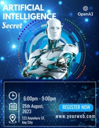 free artificial intelligence template | PosterMyWall