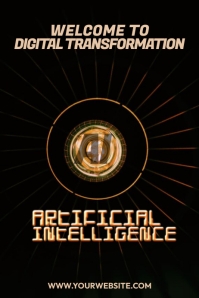 Plantilla de Artificial Intelligence | PosterMyWall