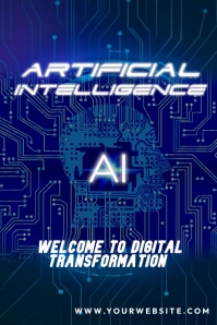 Plantilla de Artificial Intelligence | PosterMyWall