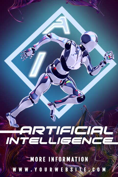Plantilla de Artificial Intelligence | PosterMyWall