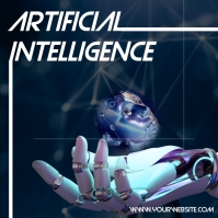 Artificial intelligence poster Template | PosterMyWall