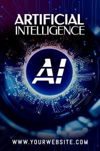 Plantilla de Artificial Intelligence | PosterMyWall