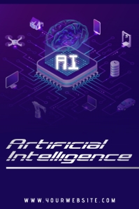 Plantilla de Artificial Intelligence | PosterMyWall
