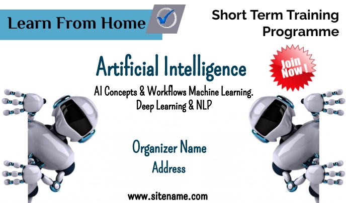 Copy of Artificial Intelligence | PosterMyWall