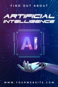 Plantilla de Artificial Intelligence | PosterMyWall