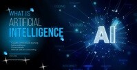 Artificial Intelligence Facebook Group Cover Template | PosterMyWall