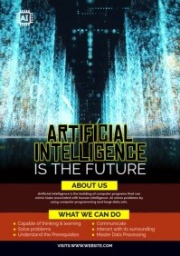 Artificial Intelligence Flyer Template | PosterMyWall