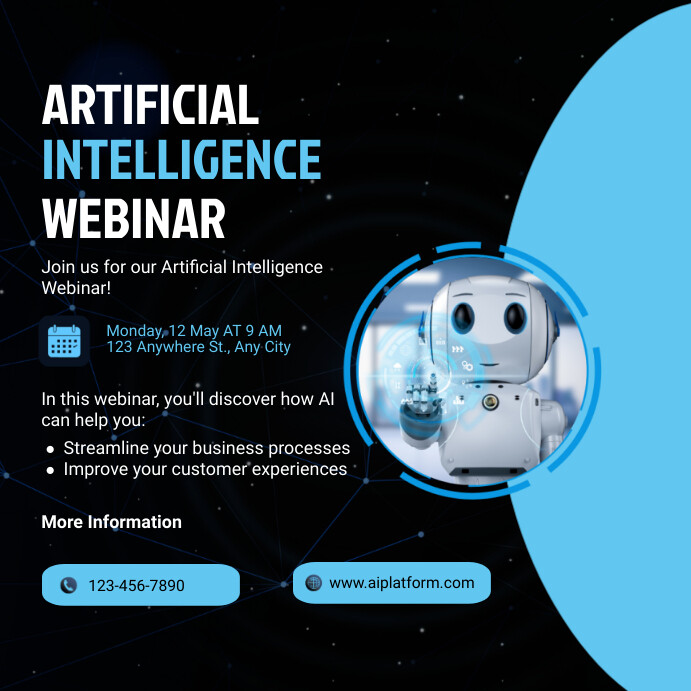 Artificial Intelligence Template | PosterMyWall