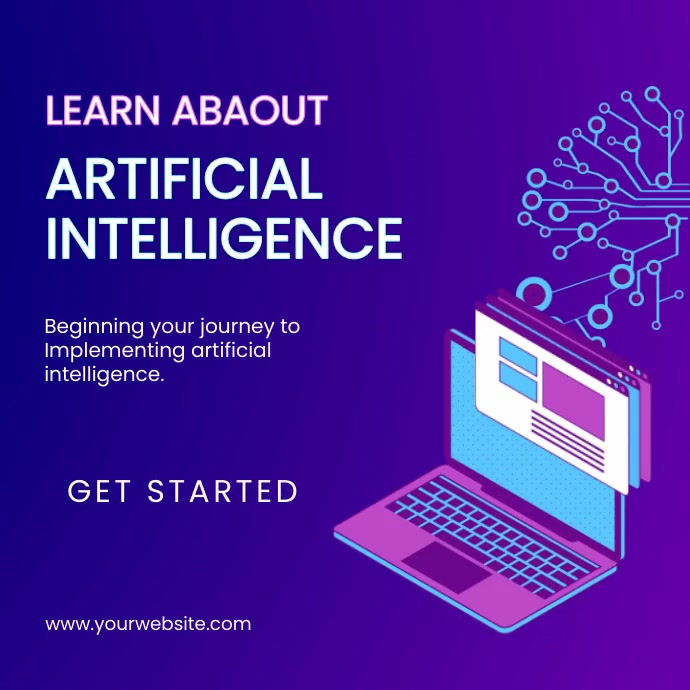 artificial intelligence template | PosterMyWall