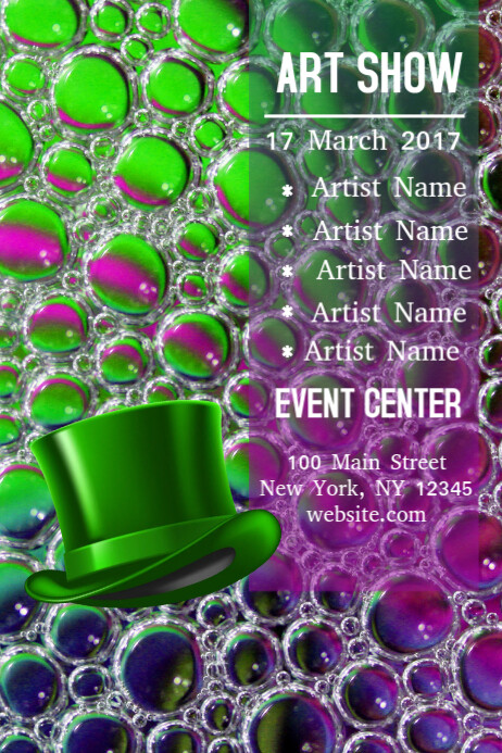 Artist Show Template | PosterMyWall