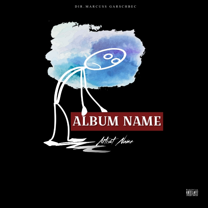 artistic album cover Template | PosterMyWall