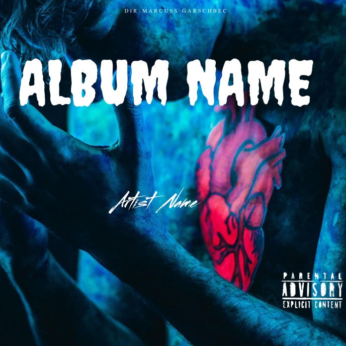 artistic album cover Template | PosterMyWall