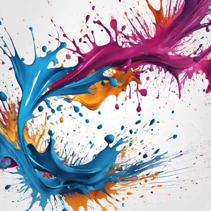 Copy of Artistic Background Watercolor Splash Template Colorful Splash ...