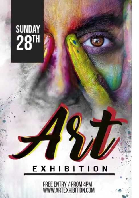 ARTISTIC FLYER TEMPLATE | PosterMyWall