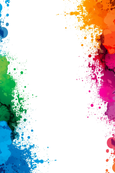 Artistic paint splatter banner | Fun vibrant splash template | PosterMyWall