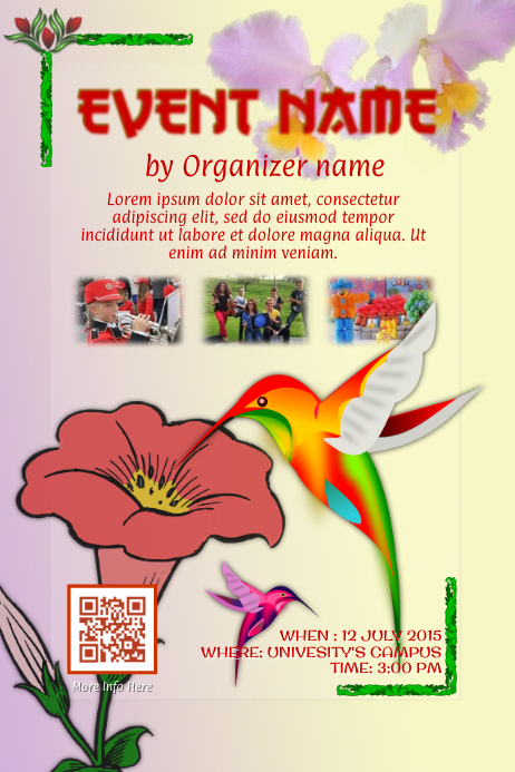 Copy of Artistic poster for art event promotion | PosterMyWall