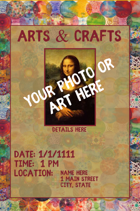 Copy of Arts & Crafts Show Poster | PosterMyWall