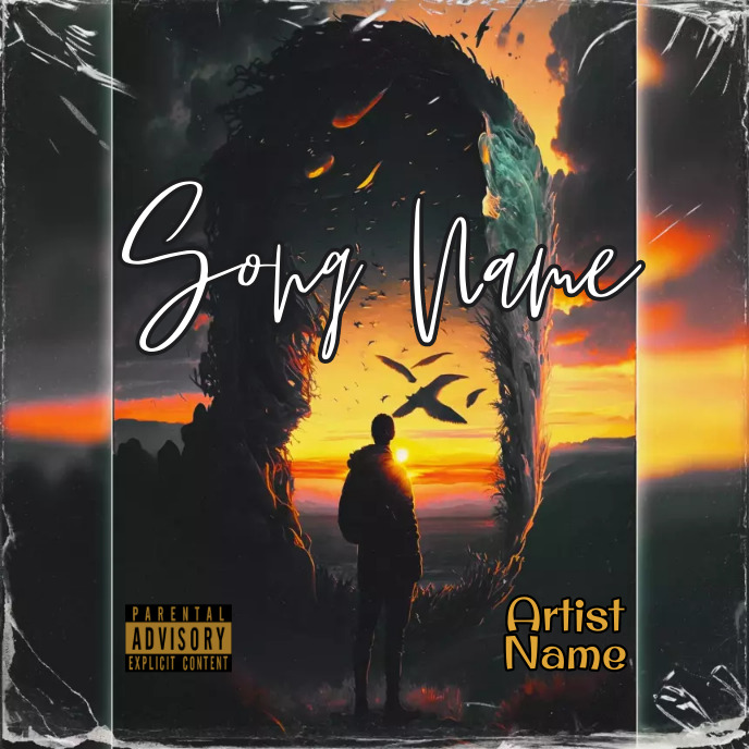 Modèle artwork Album Cover art trap mixtape rap | PosterMyWall