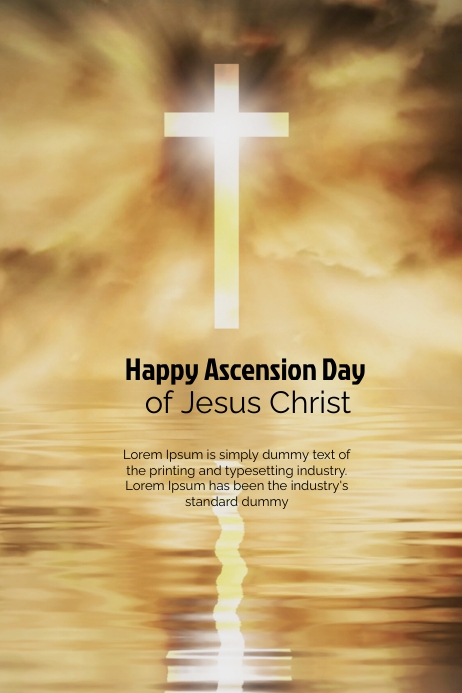 Copy of Ascension Day (Poster) | PosterMyWall
