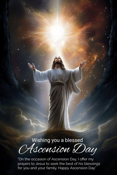 ascension day Template | PosterMyWall