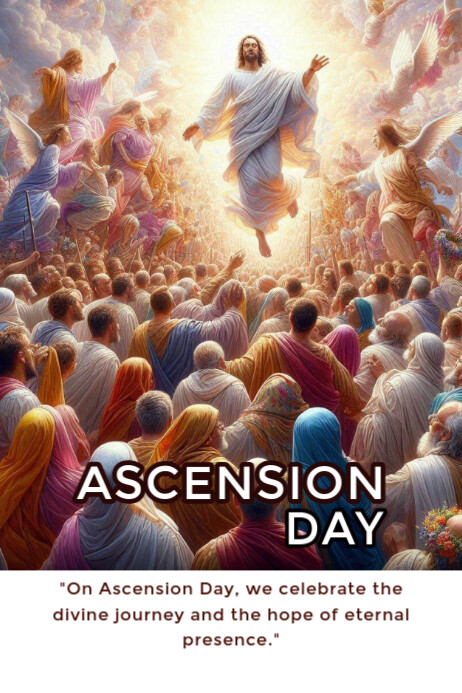 Ascension day Template | PosterMyWall
