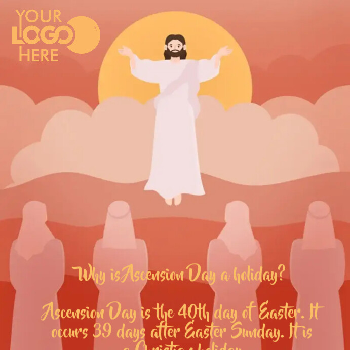 ascension resurrection day Template | PosterMyWall