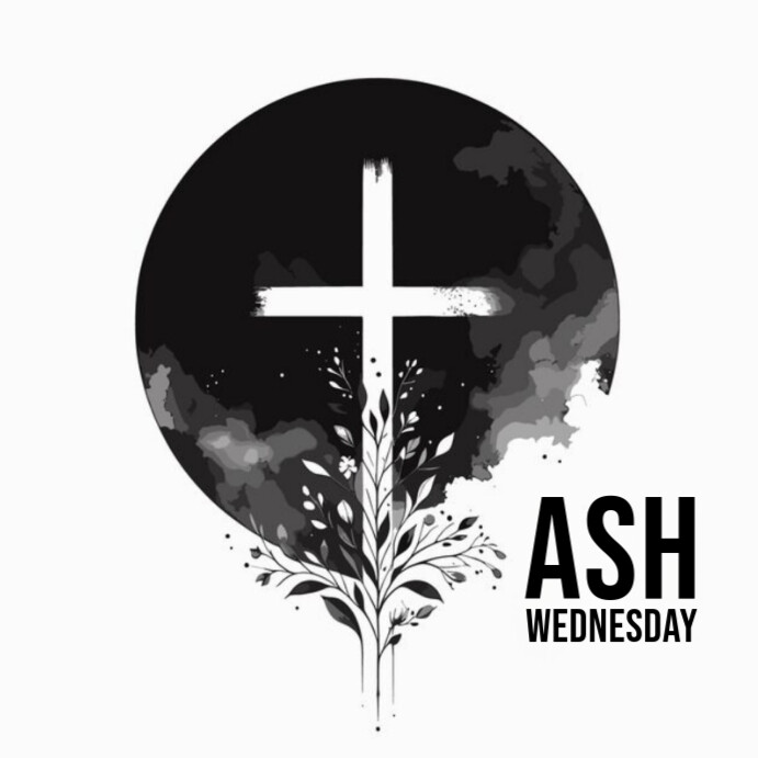 Ash Wednesday cross design Template | PosterMyWall